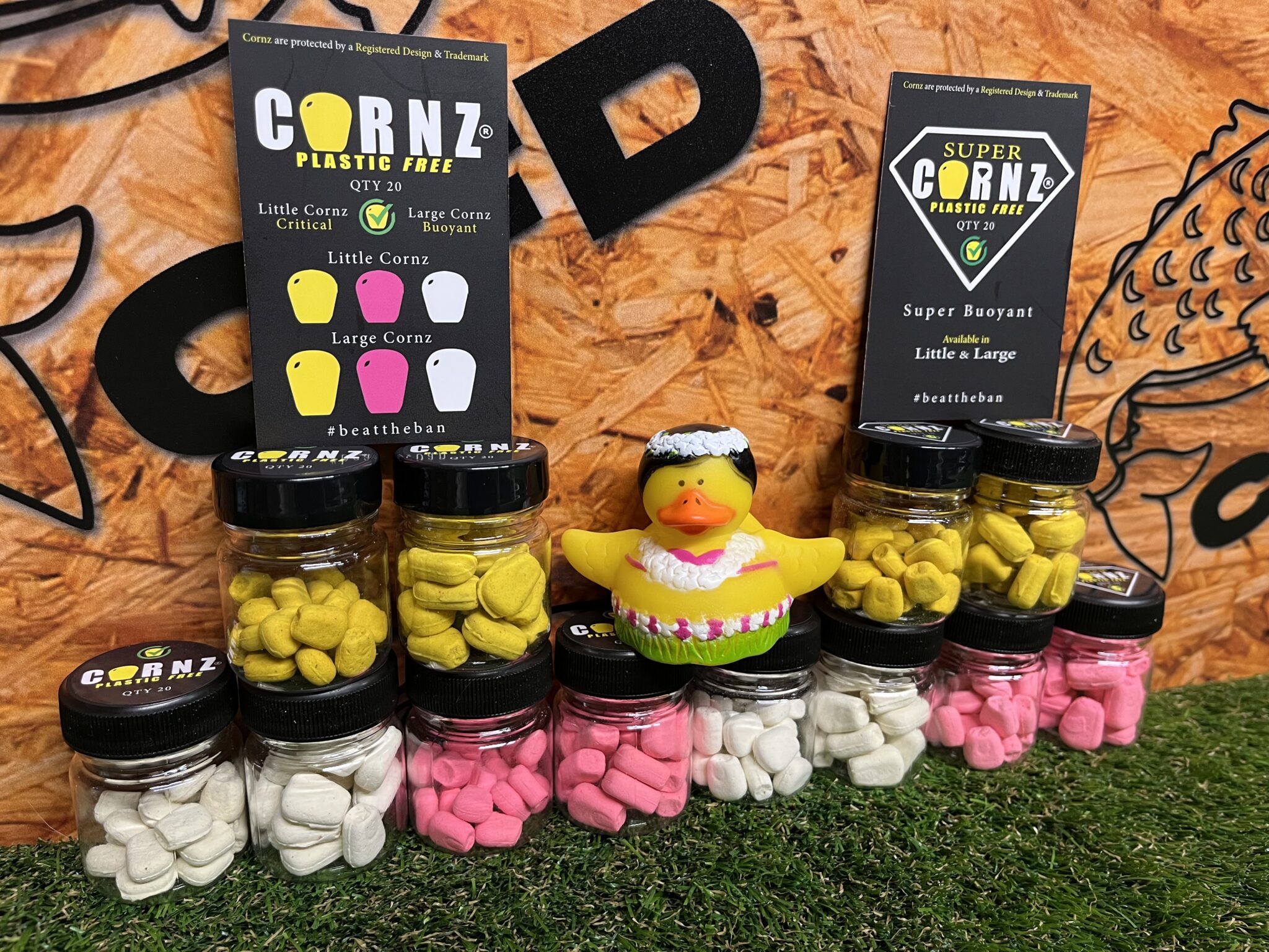 Tails Up Plastic-Free Bait Cornz – Full Set! – Carp Fishing Draws