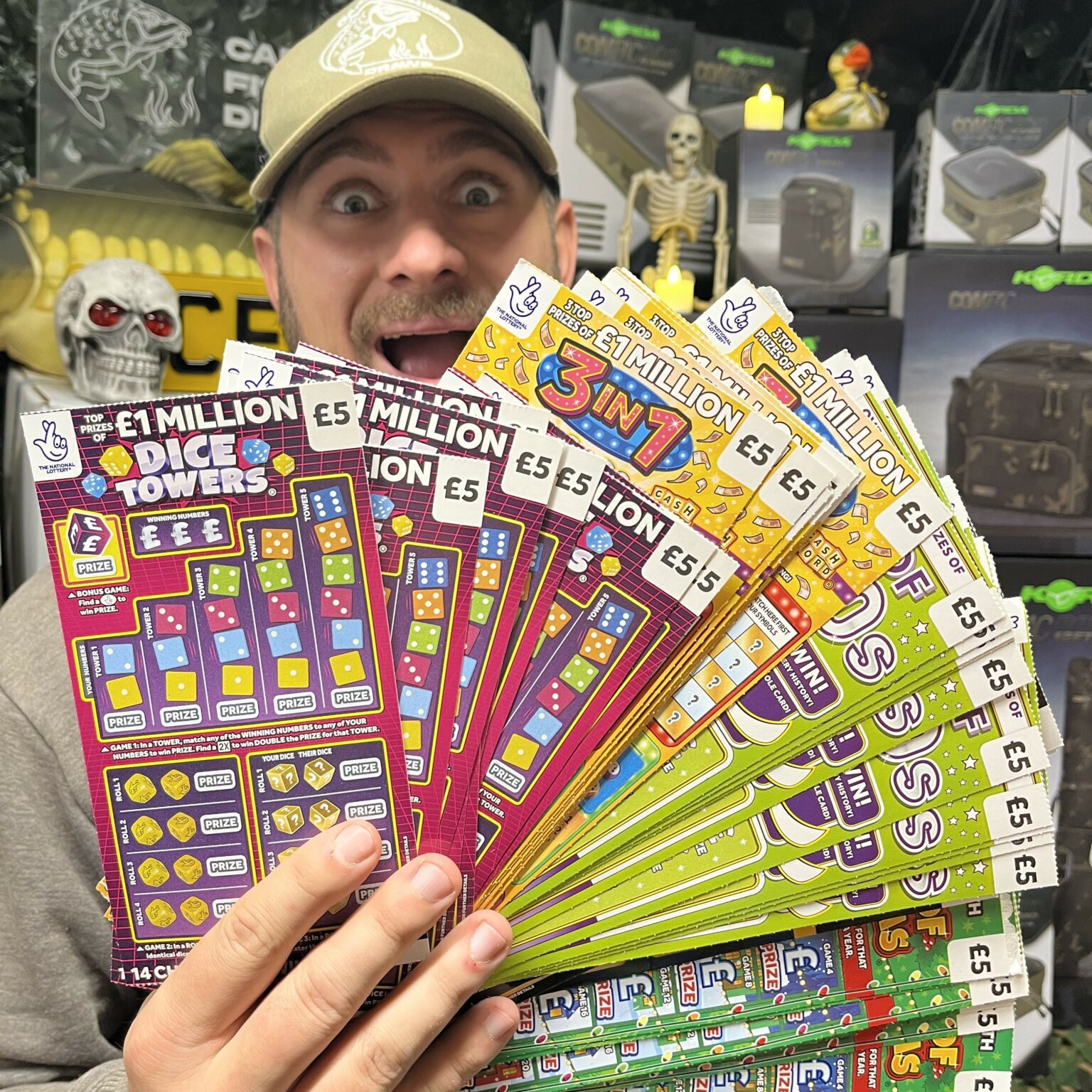 £250 Scratch Cards – Carp Fishing Draws