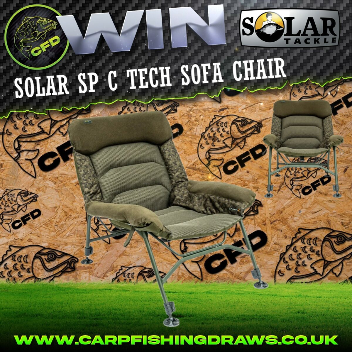 Solar Tackle Sofa Chair – Carp Fishing Draws