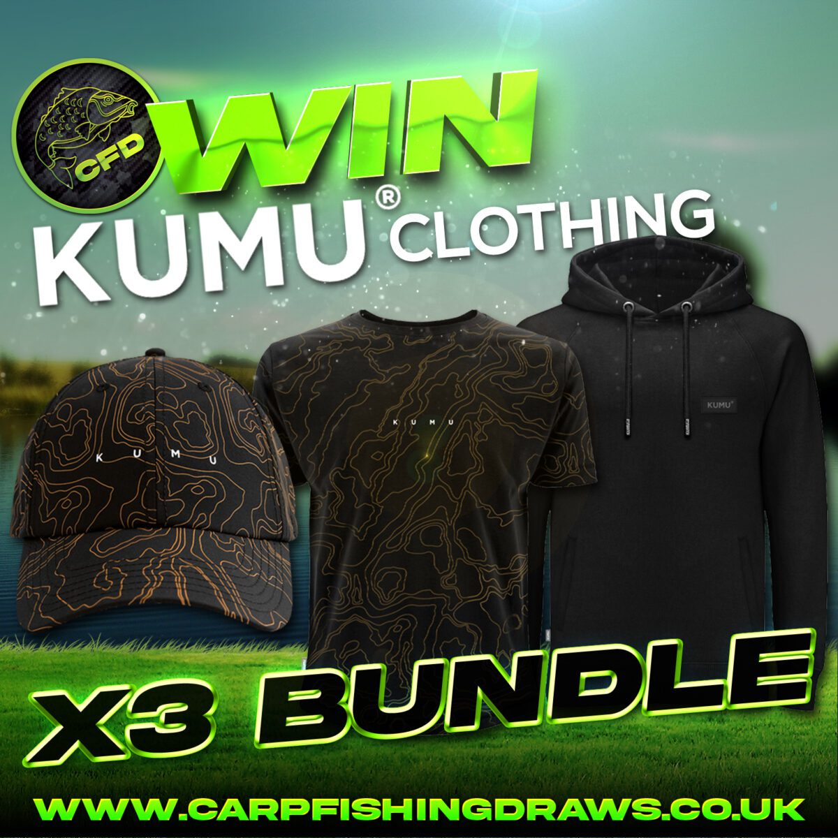 **NEW RELEASE** Kumu Clothing Bundle – Carp Fishing Draws