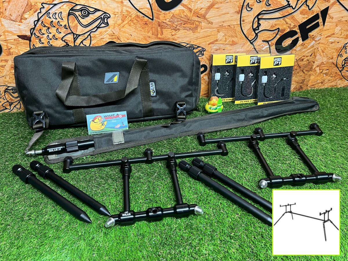 Solar A1 Aluminium 3-Rod Pod with Buzz Bars & 3x P1 PTFE Indicator Kits ...