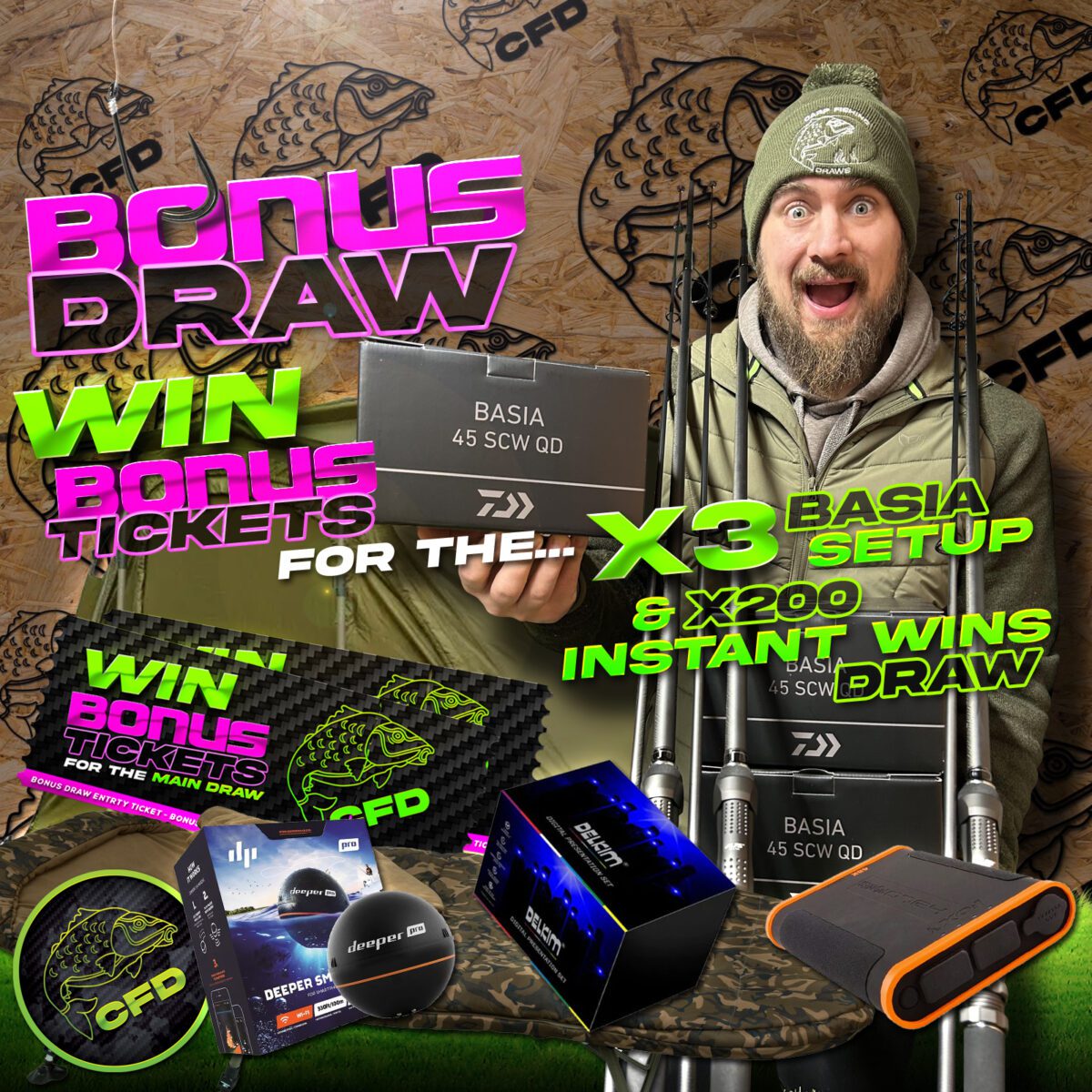 Bonus Draw #2 – Win 100 tickets on the 200 Instants + Basia Rod & Reel ...
