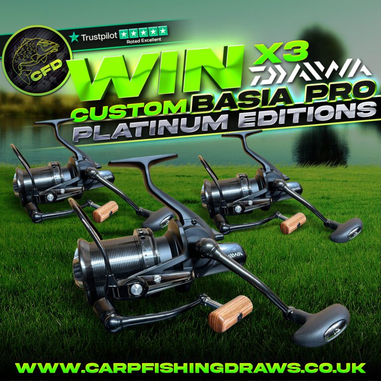 3x Custom Daiwa Basias – Platinum Pro Edition (+Wooden Handle Option ...