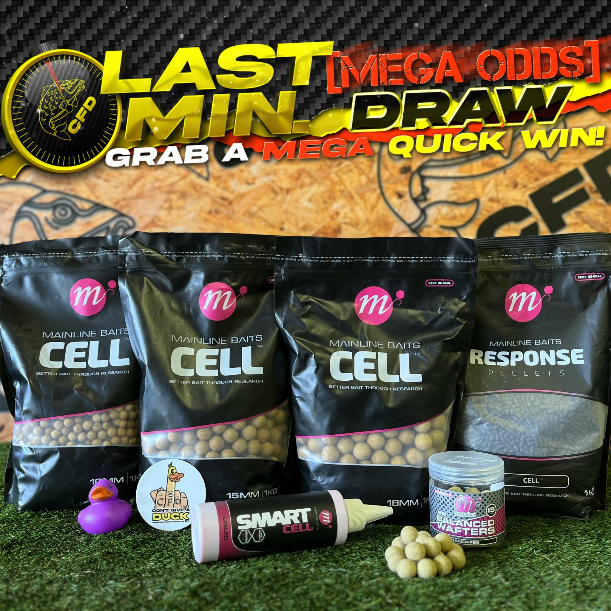 Last Min. MEGA ODDS Draw – Mainline Cell Shelf Life Bundle – Carp ...