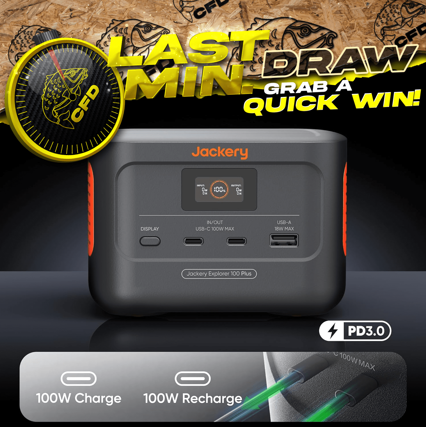 Last Min. Draw – Jackery Explorer 100 Plus & Mini Solar Panel or £140 ...