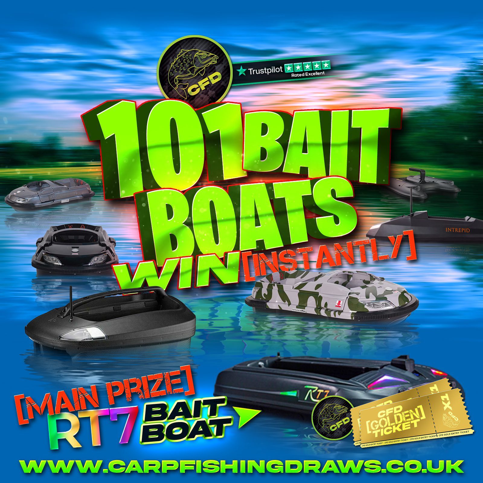 [4x GOLDEN TICKET INSTANT WIN] Bonus Draw – Win 1,000 tickets on the ...