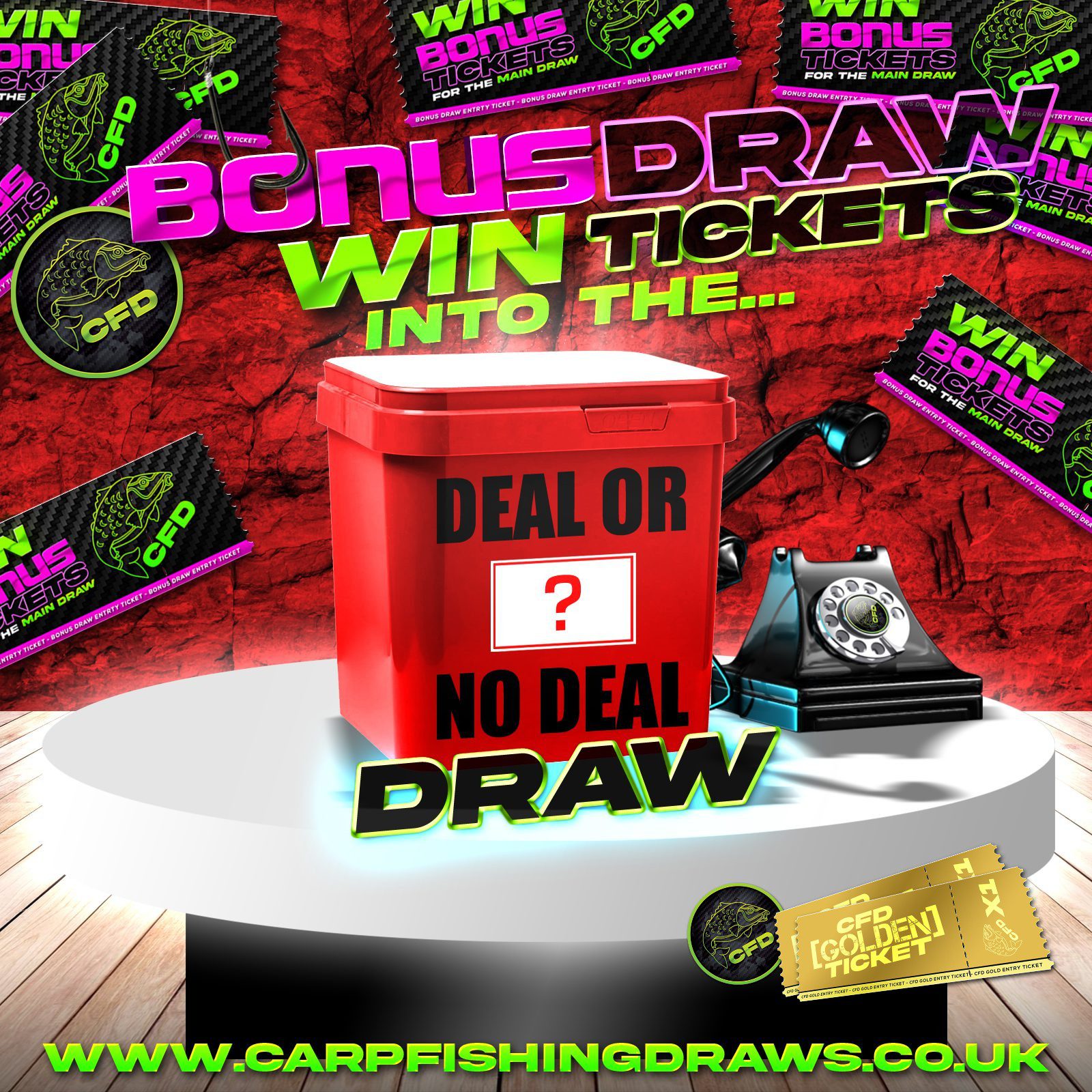 [2x GOLDEN TICKET INSTANT WINS] Bonus Draw – Win 500 tickets on the ...