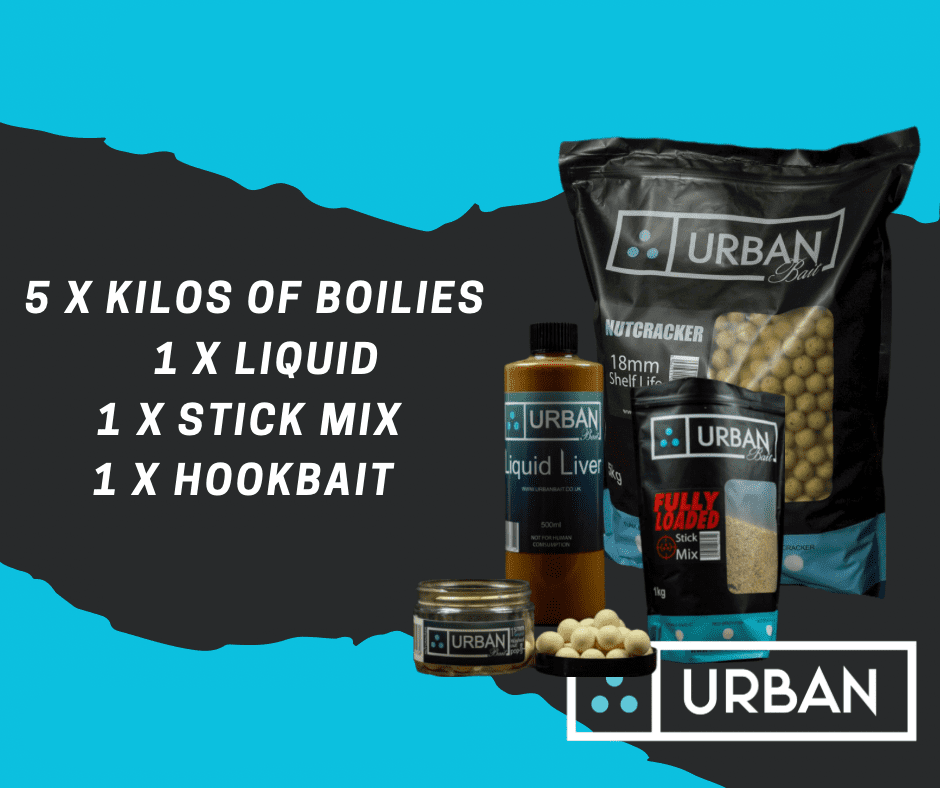 5kg Urban Bait Bundle of your choice or £50 cash – Carp Fishing Draws
