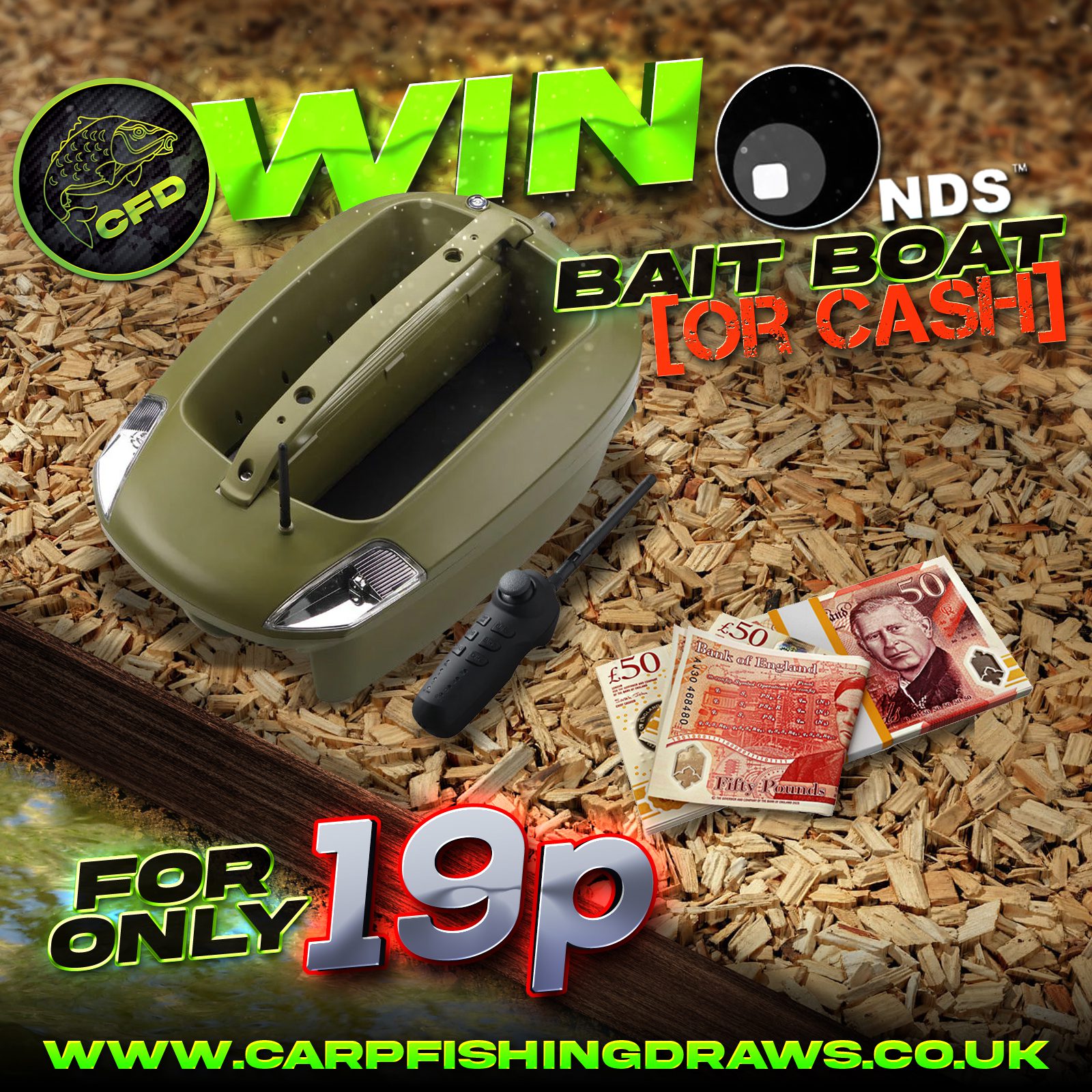 [NEW RELEASE] 19p NDS Bait Boat or £550 tax-free cash – Ending today ...