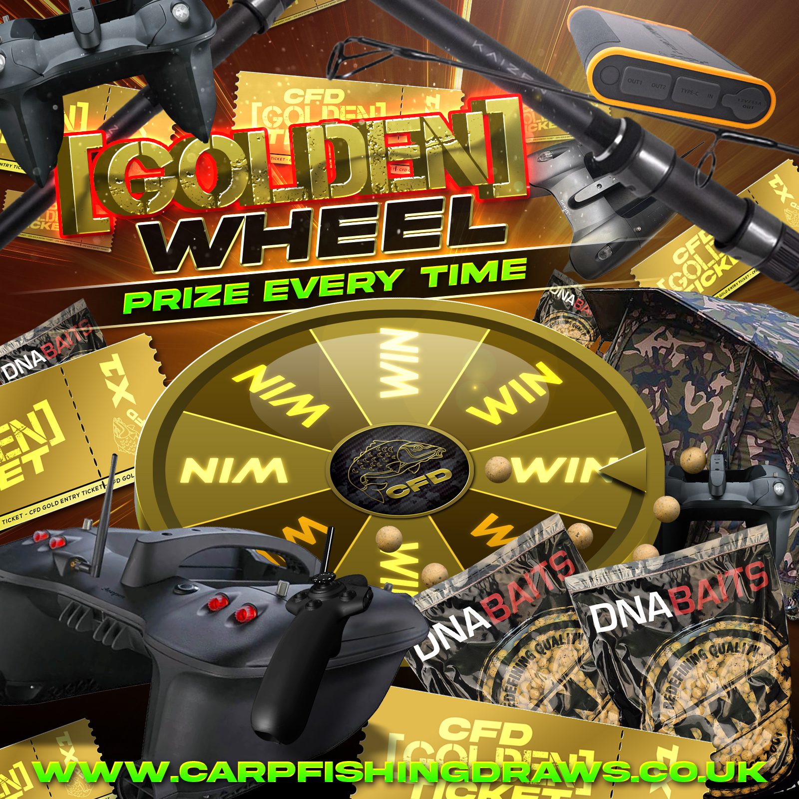 [PRIZE EVERY TIME] – The CFD Golden Wheel – WIN ENTRY VIA OUR OTHER ...